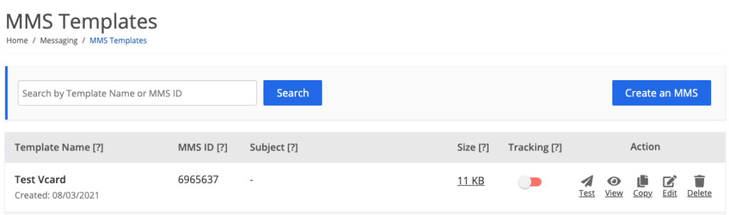 MMS Templates - Skycore
